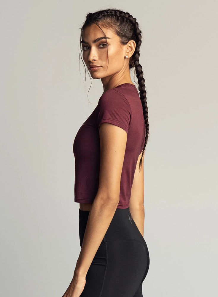 RS x KELLY GALE COLLECTION - KELLY TOP BORDEAUX – TennisHub